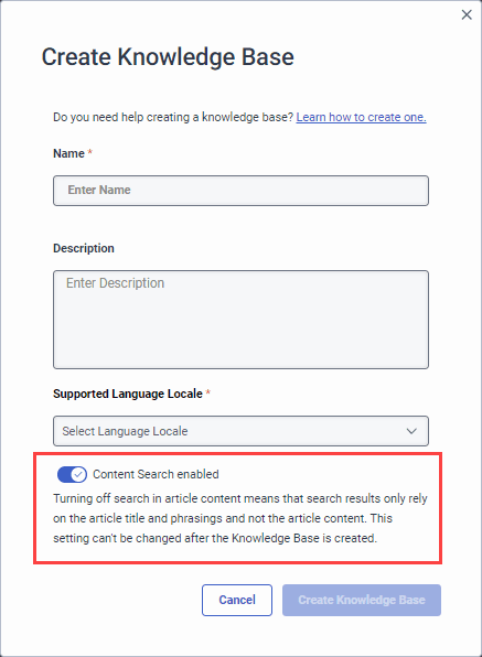 Knowledge base content search overview - Genesys Cloud Resource Center