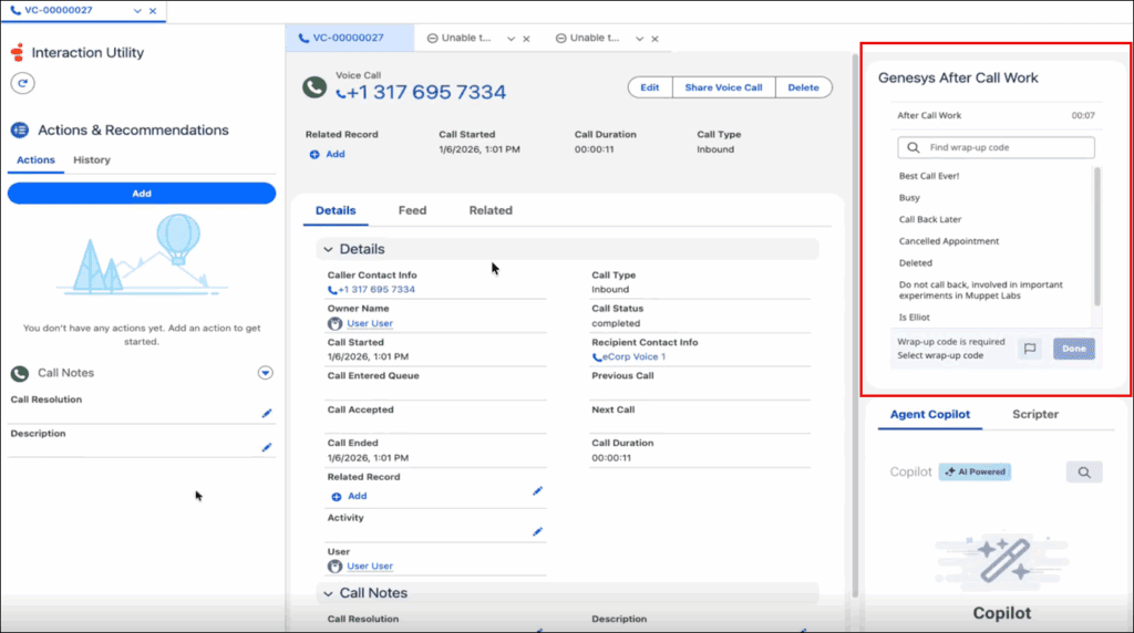 Configure the after call work component - Genesys Cloud Resource Center